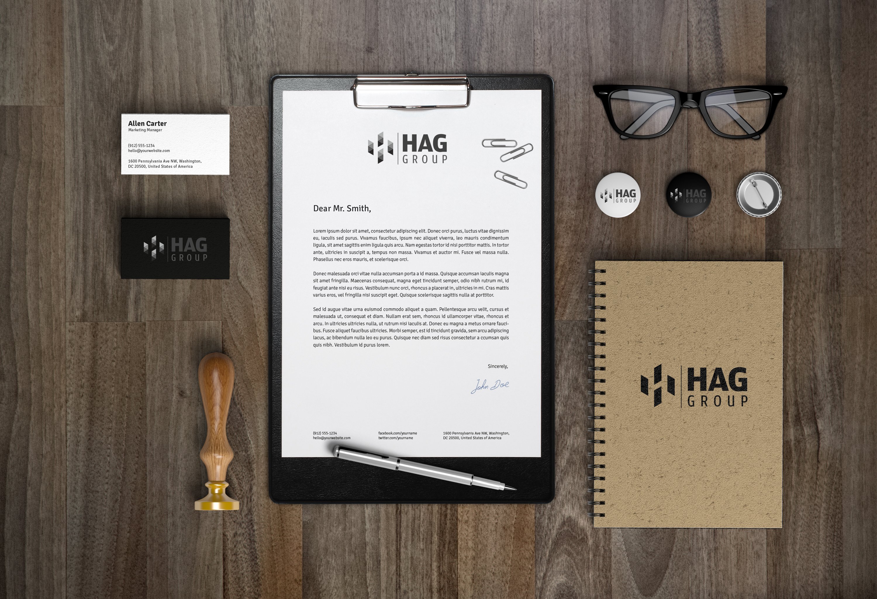 Hag Group Logo Design by Tutus Media call us now!